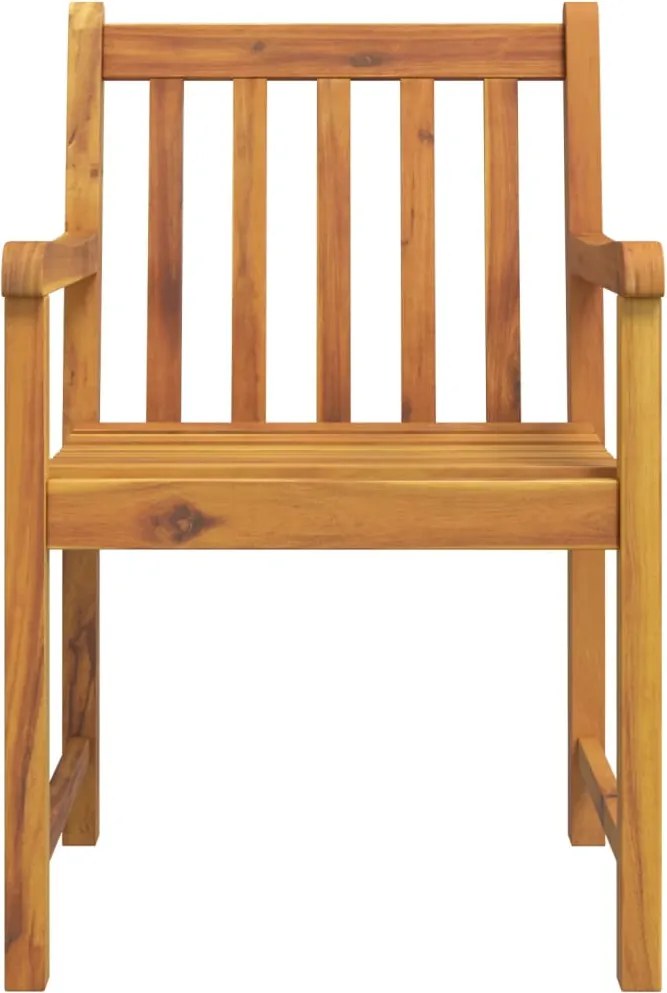 Zahradní židle 8 ks 56 x 55,5 x 90 cm masivní akáciové dřevo 3206274