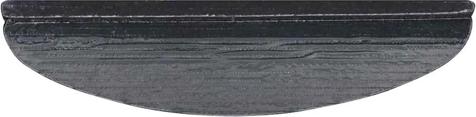 Samolepicí nášlapy na schody 15 ks 56x17x3 cm šedé 136391