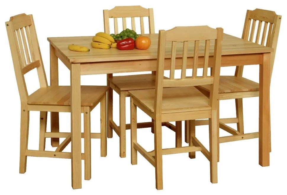 Idea IDEA Stůl + 4 židle 8849 lak