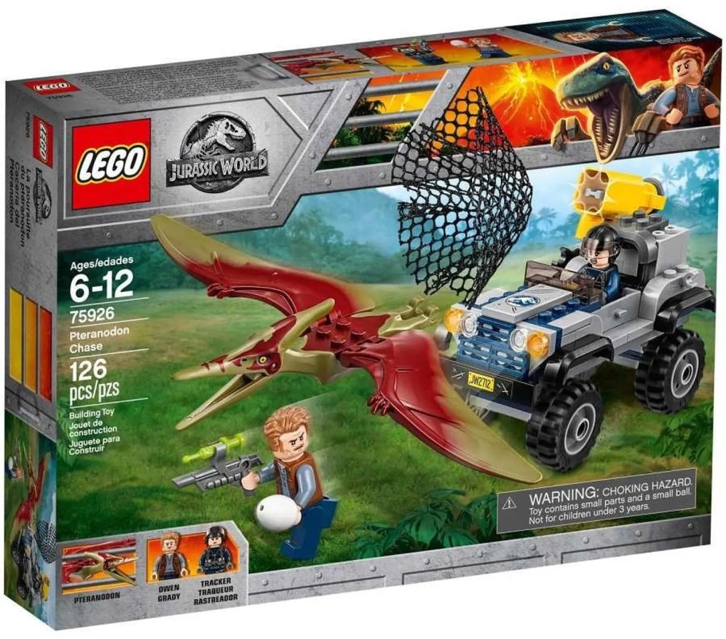 Lego stavebnice lego jurský svět 75926 hon na pteranodona
