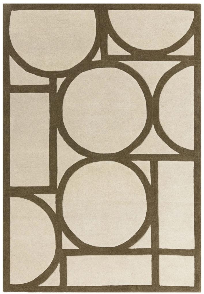 Tribeca Design Kusový koberec Newtor Khaki Rozměry: 160x230 cm