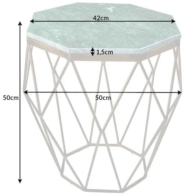 Konferenční stolek Diamond 50cm mramor
