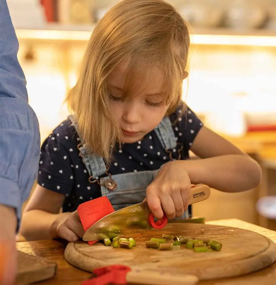 Opinel Dětský nůž + chránič prstů Le Petit Chef