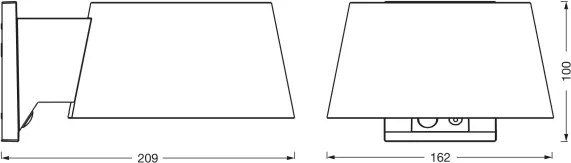 Osram - LED Solární nás. svítidlo ENDURA STYLE LED/10,1W/4,2V 2000 mAh IP54 antr