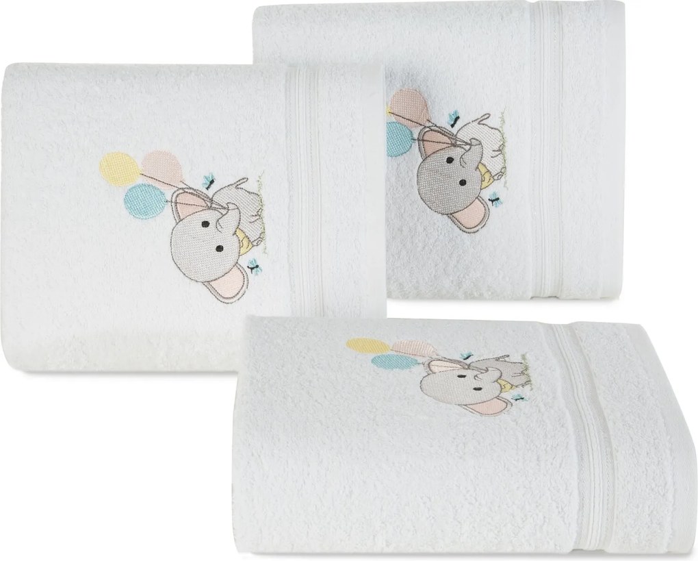 SADA DĚTSKÝCH RUČNÍKŮ BABY50 6KS 50X90 CM BÍLÁ