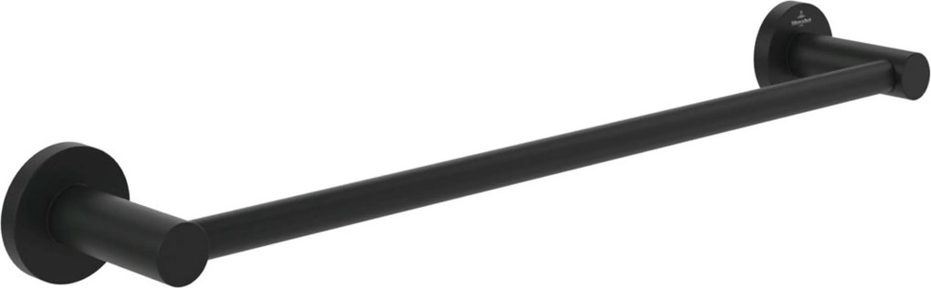 Villeroy & Boch Elements Tender - Držák ručníků, délka 50 cm, matná černá TVA151001000K5