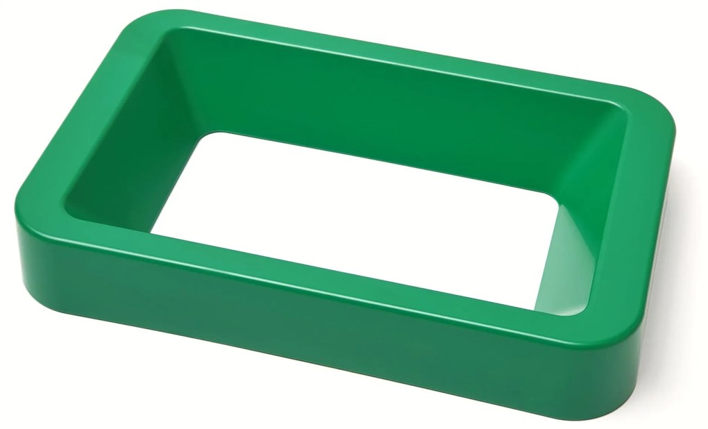 Odpadkový koš na tříděný odpad Caimi Brevetti Maxi W,70 L, zelený, sklo barevné