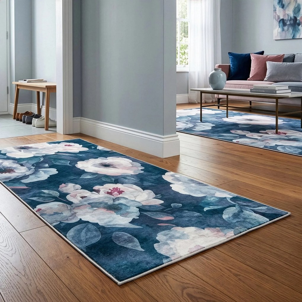 Koberec Lotus5, 160x220 cm, květy