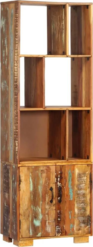 vidaXL Police na knihy 60 x 35 x 180 cm masivní mangovníkové dřevo [247480] Barva: Hnědá