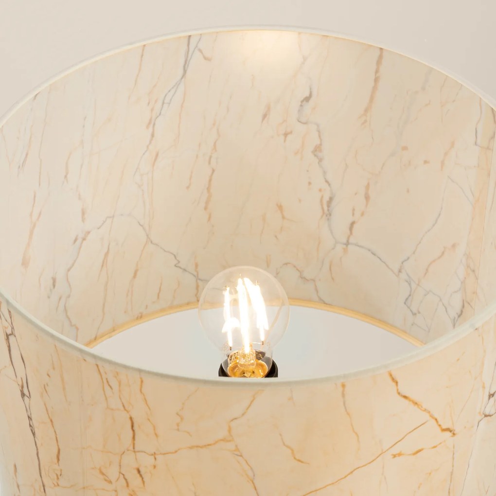 Sollux Lighting Stojací lampa NEVIA mramor