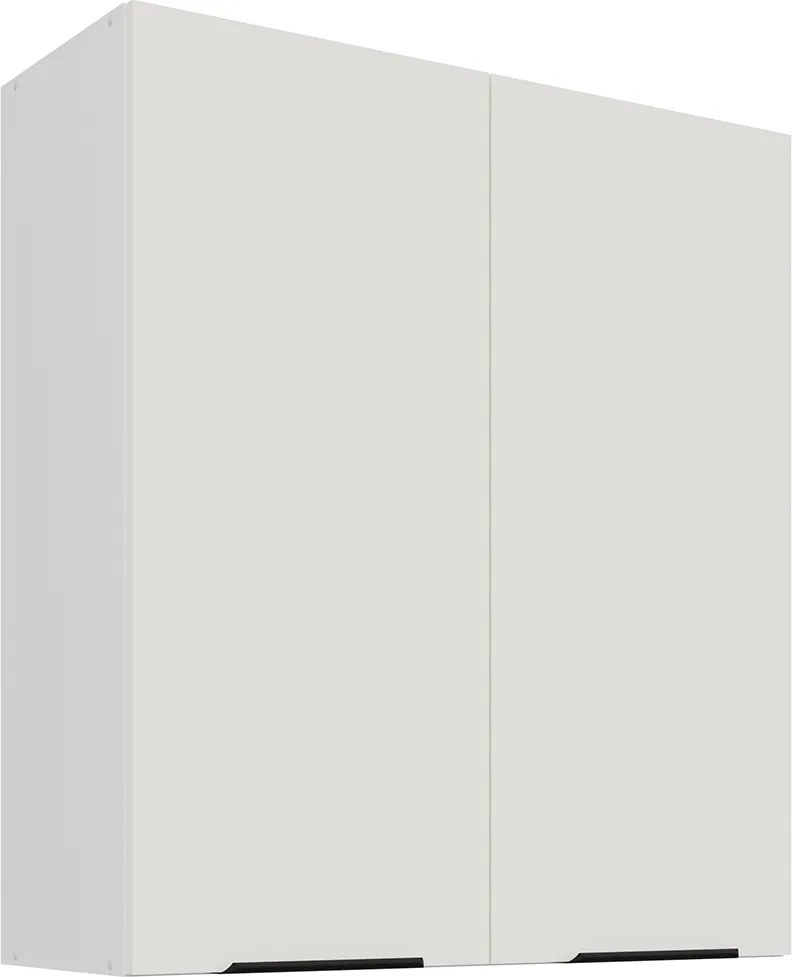 ARIA wh | horní skříňka 80 G-90 2F policová | 80 cm | VYSOKÁ | ANTI FINGERPRINT povrch | bílá