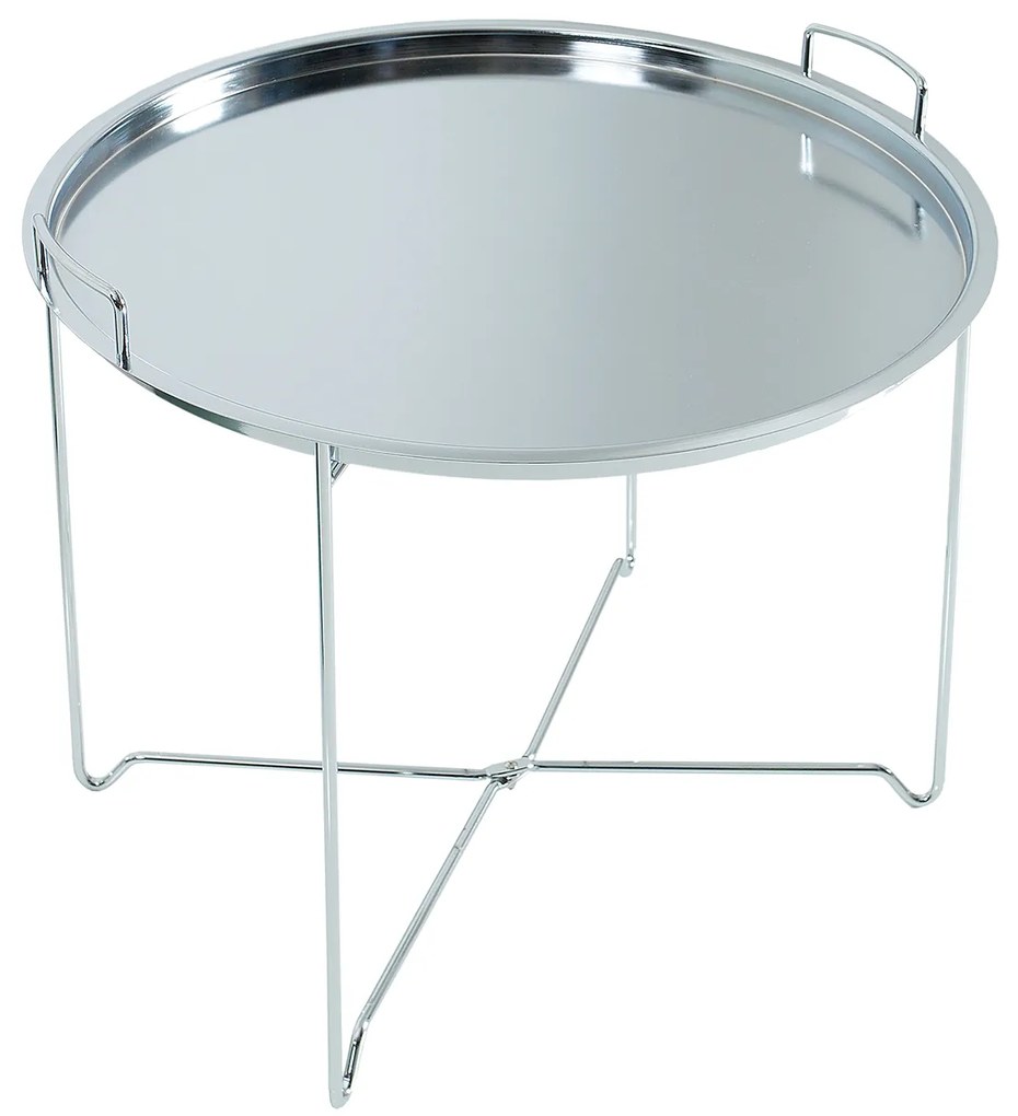 Noble Home Odkládací stolek Marreko II, stříbrný