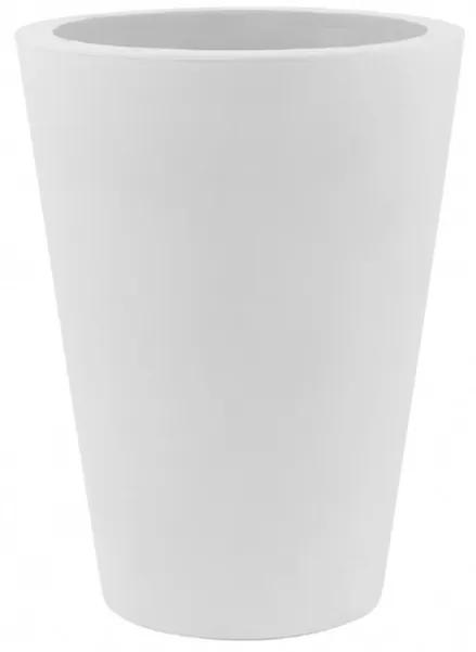 VONDOM - Květináč CONO ALTO samozavlažovací 50x100 - bílá