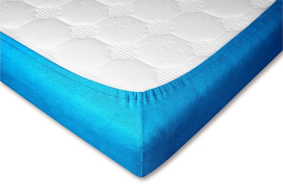 DADKA Froté prostěradlo denim Rozměr 140x200x20