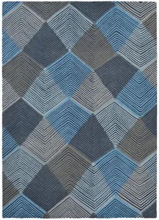 Kusový koberec Rhythm Indigo 40908 Modrá, Šedá, Rozměr 140x200 cm Habitat Kod396140x200cm