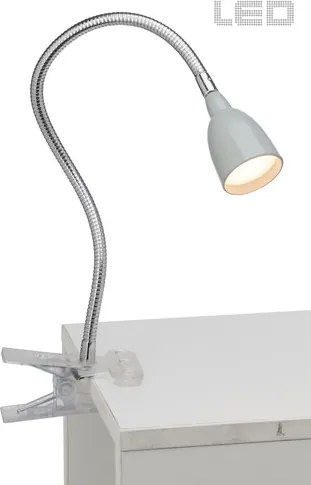 Brilliant G92936/11  Stolní klipová lampa ANTHONY šedá