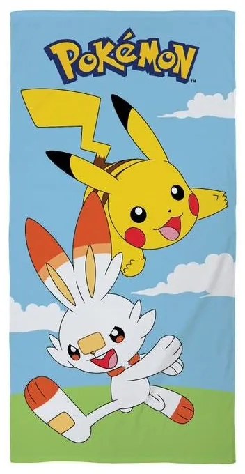 Halantex Bavlněná froté osuška 70x140 cm - Pokémon