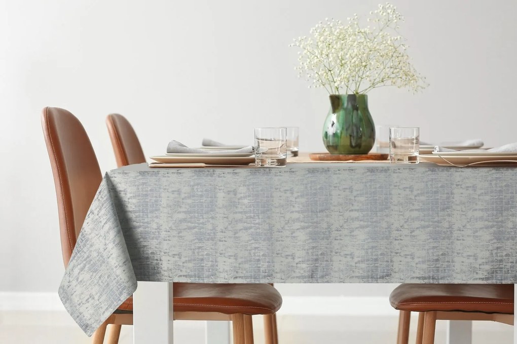 UBRUS ALINA 40X140 CM STŘÍBRNÝ