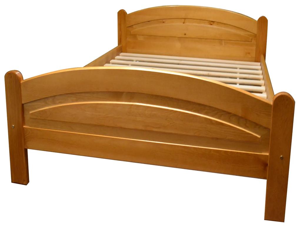 Via-nábytek Postel BELA 80 x 200 Povrchová úprava postele: Moření odstín ořech