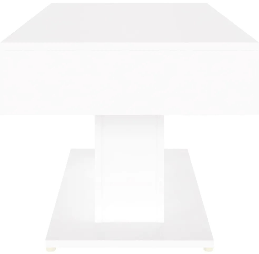 Konferenční stolek bílý 96 x 50 x 45 cm dřevotříska - Default Title