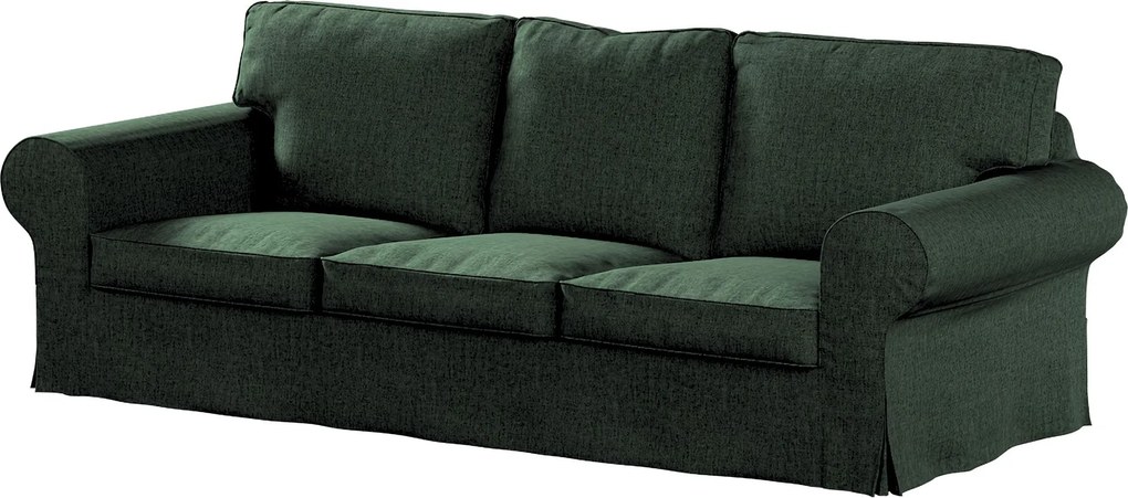 Potah na pohovku IKEA  Ektorp 3-místná, nerozkládací barva zelená látka pletený vzor