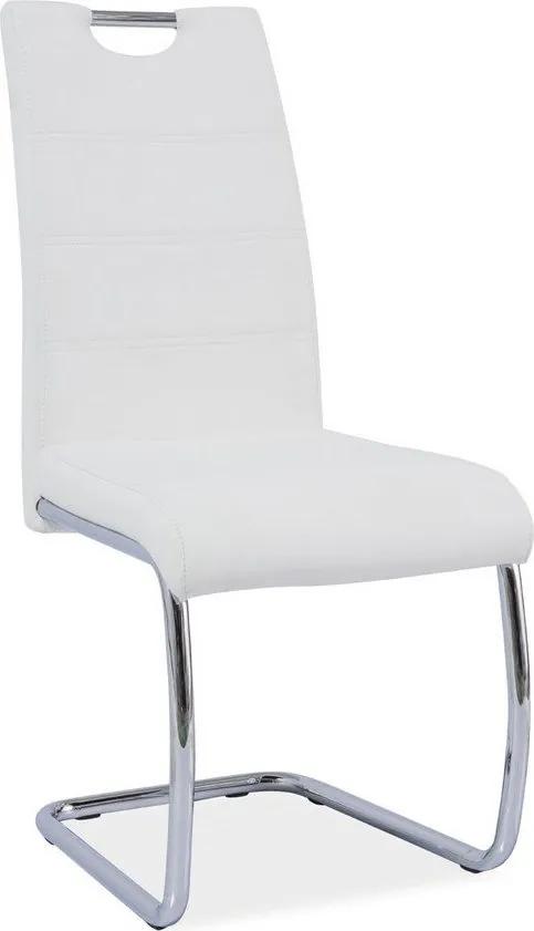 Casarredo Jídelní čalouněná židle H-666 bílá
