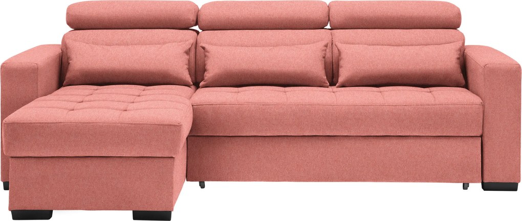 XXXLutz ROHOVÁ SEDAČKA, textil, korály Carryhome - Sedací soupravy - 000812006307