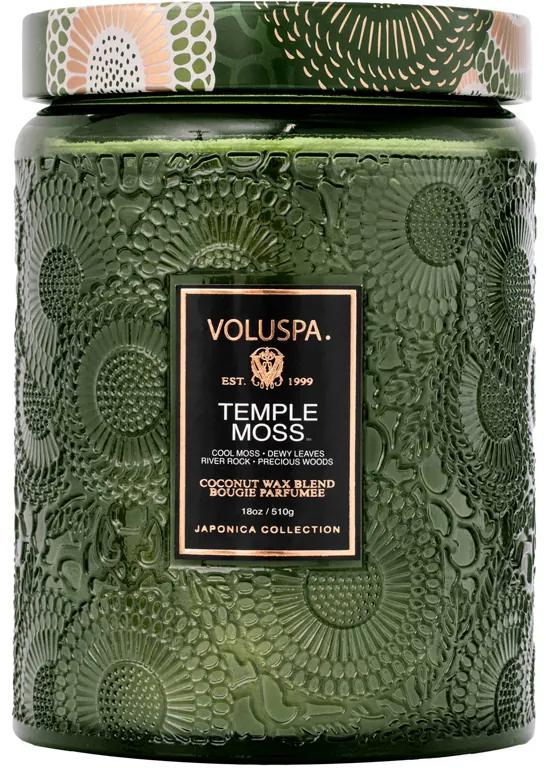 Voluspa – vonná svíčka Temple Moss (Chrámový mech), 510 g