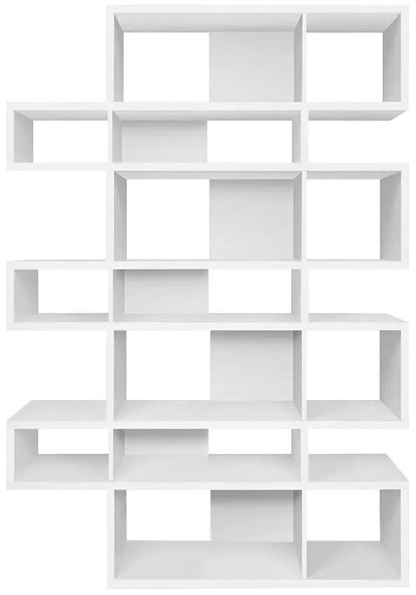 OnaDnes -20% Matně bílá knihovna TEMAHOME London III. 156 x 34 cm