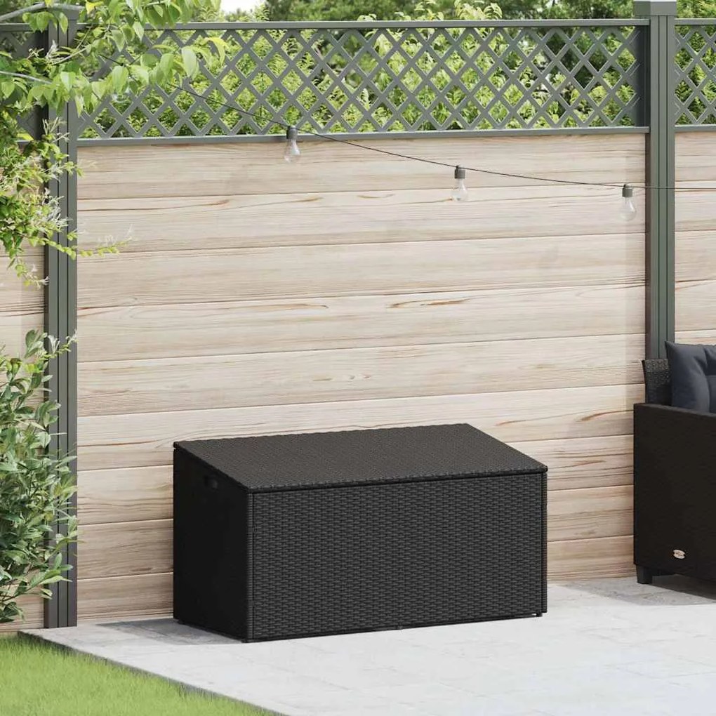 vidaXL Zahradní úložný box 110 x 50 x 58 cm polyratan [4104069] Barva: Béžová