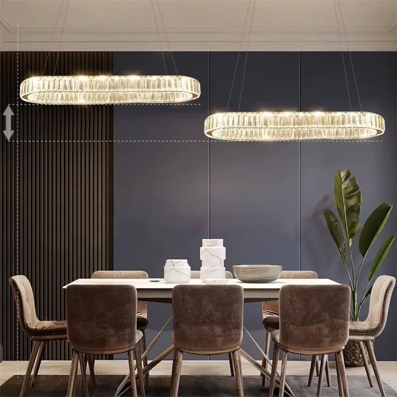 Toolight Závěsné designové osvětlení CRYSTAL LED + dálkové ovládání APP1547-CP Chrome