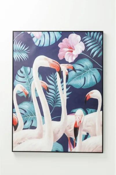Obraz s ručními tahy Flamingo Road 122×92 cm