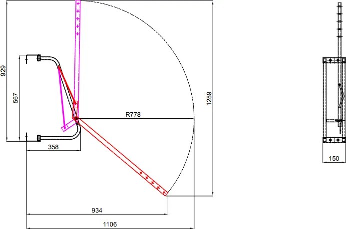 Otočný držák na elektrokola UpBike pro snadný zdvih 1+1 ZDARMA