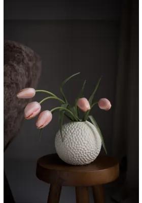 Kulatá váza Kaia Linen 15 cm COOEE Design