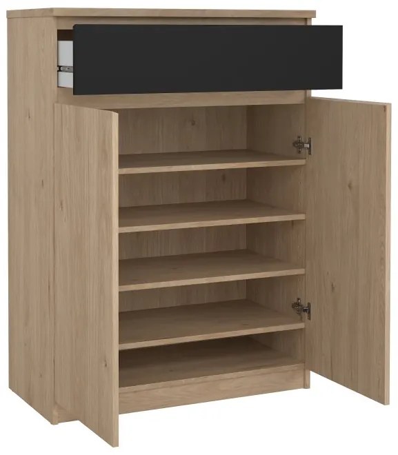 FALCO Botník Naia 92209 jackson hickory/černý mat