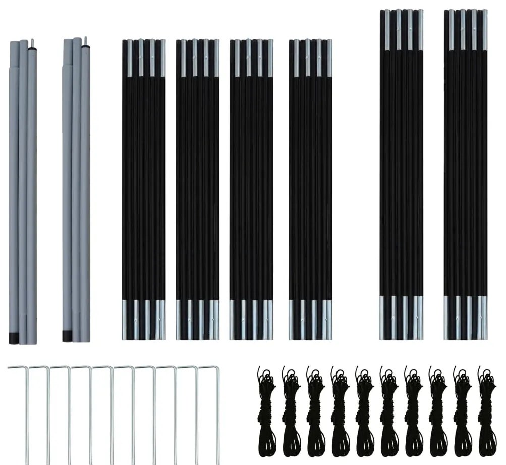 vidaXL Marketos Kempingový stan pro 9 osob modro-zelený
