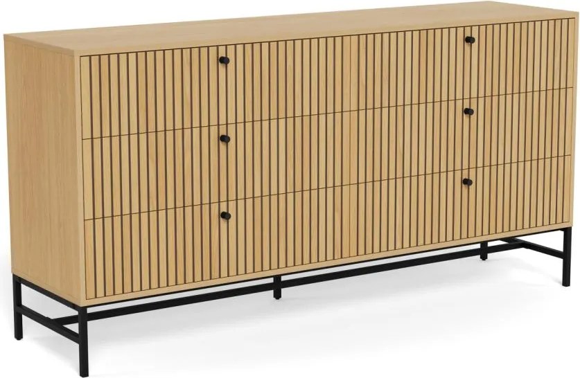 ACTONA Komoda ALBANY hnědá 157,9x40 cm