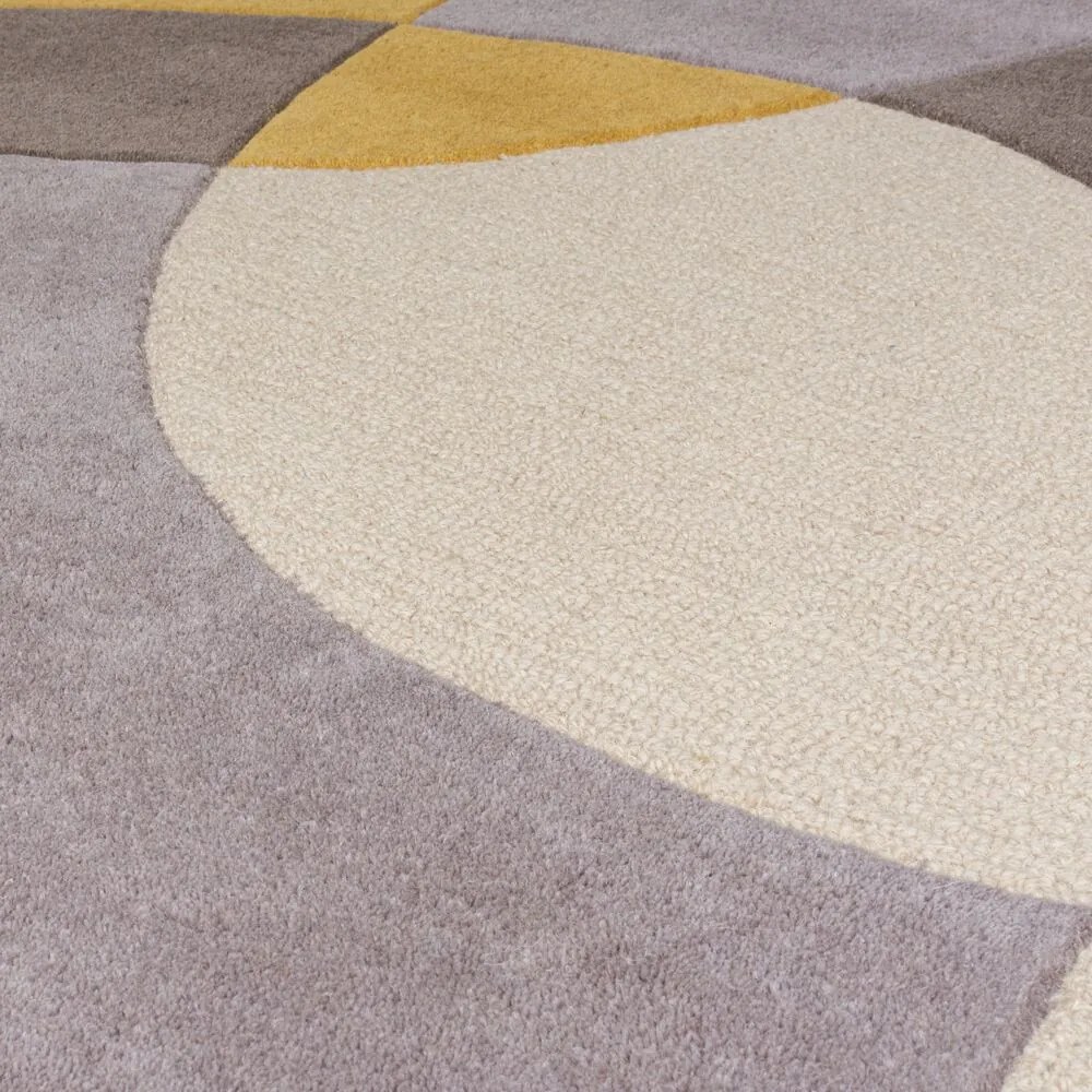 Kusový koberec Radiance Glow Ochre, 160x230, žltá, obývacia izba, Flair Rugs