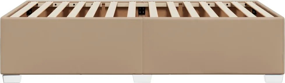 Rám postele cappuccino 100x200 cm umělá kůže 3284547