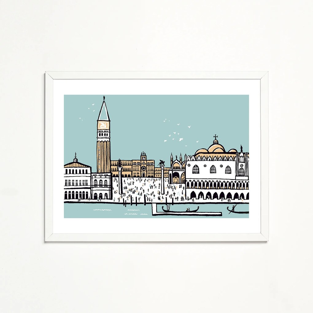 Jan Laštovička | San Marco Rám: Černý, Velikost: 30 x 20 cm
