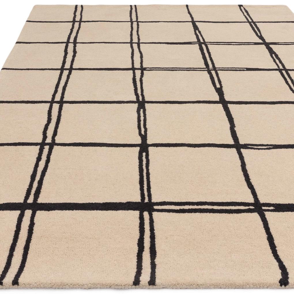 Tribeca Design Kusový koberec Swans Grid Monochrome Rozměry: 200x290 cm