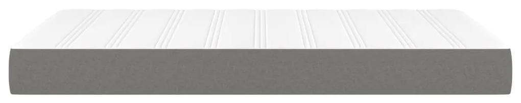 Taštičková matrace tmavě šedá 120 x 200 x 20 cm textil,  347755