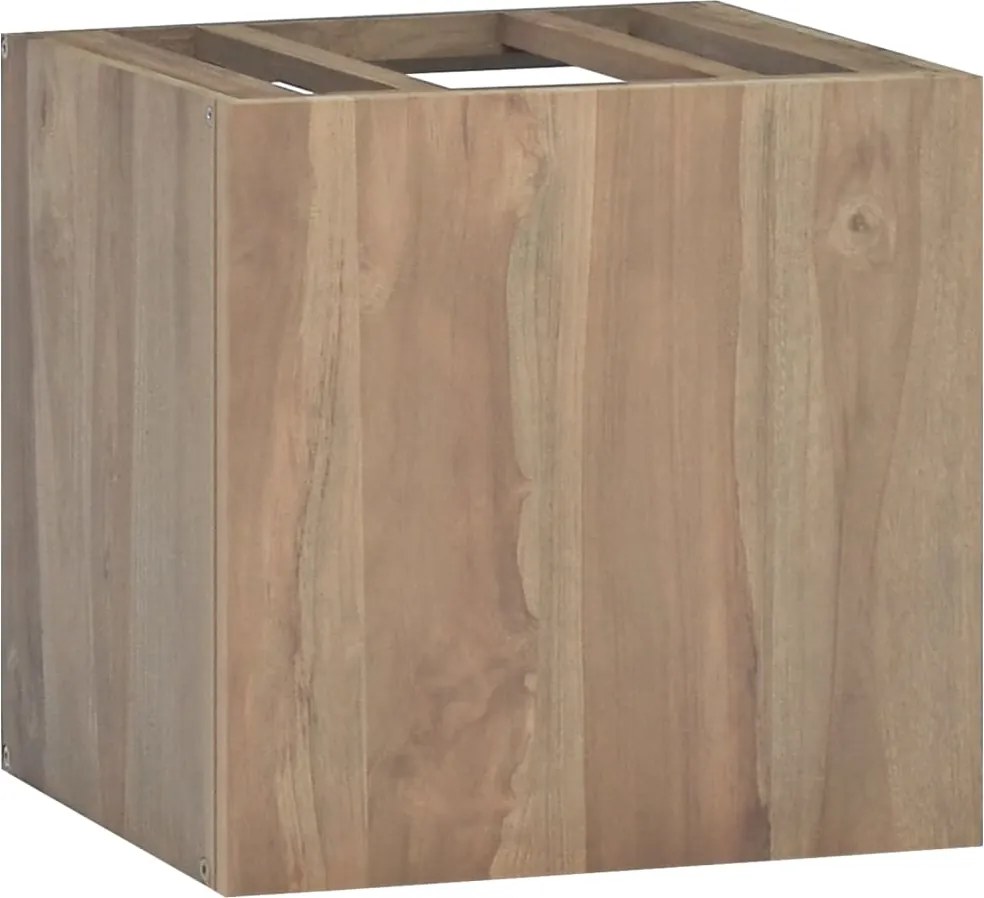 Nástěnná koupelnová skříňka 46 x 25,5 x 40 cm masivní teak 338252