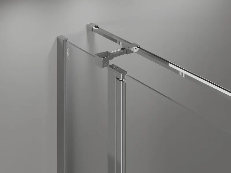Mexen Mist T, sprchový kout s křídlovými dveřmi, 90 x 95 cm, 8mm čiré sklo, chromový profil, 8A4T-090-095-01-00