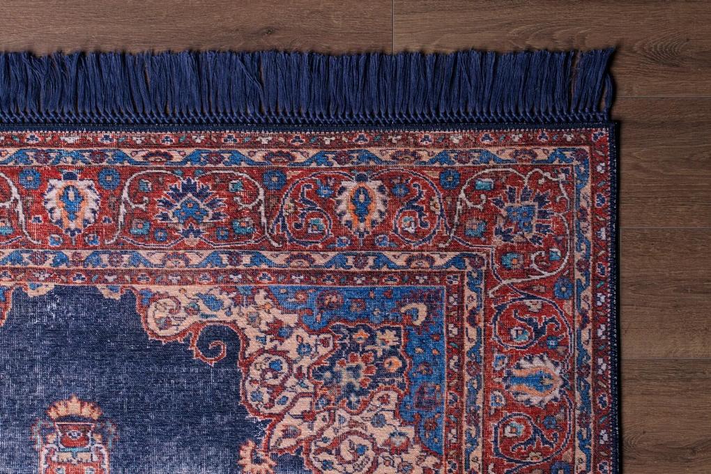 Conceptum Hypnose Kusový koberec Blues Chenille - Dark Blue AL 87, Vícebarevná, 230 x 330 cm