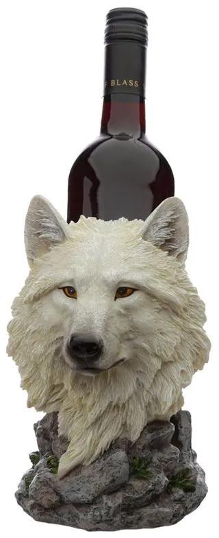 752209 DR Stojan na víno - Bílý vlk