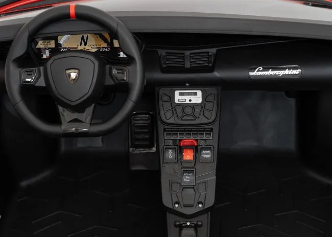 Dětské elektrické autíčko Lamborghini Aventador SV 24 V červené