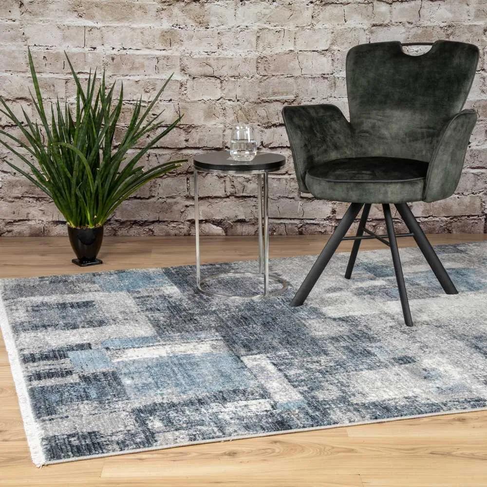 Lalee Kusový koberec Medellin 407 Silver-Blue Rozměr koberce: 200 x 290 cm