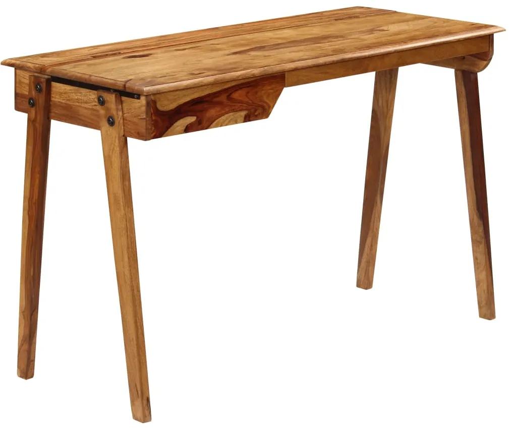 246230 vidaXL Psací stůl 118 x 50 x 76 cm masivní sheeshamové dřevo