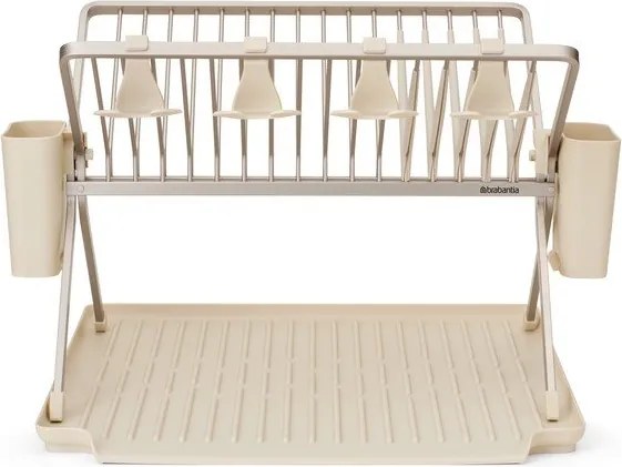 Béžový kovový dvoupatrový odkapávač 42x51 cm – Brabantia
